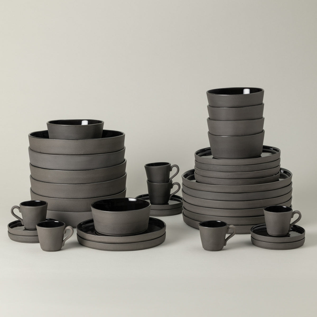 Set Vajilla de 30 Piezas con Taza y Platillo para Café Lagoa Ecogres