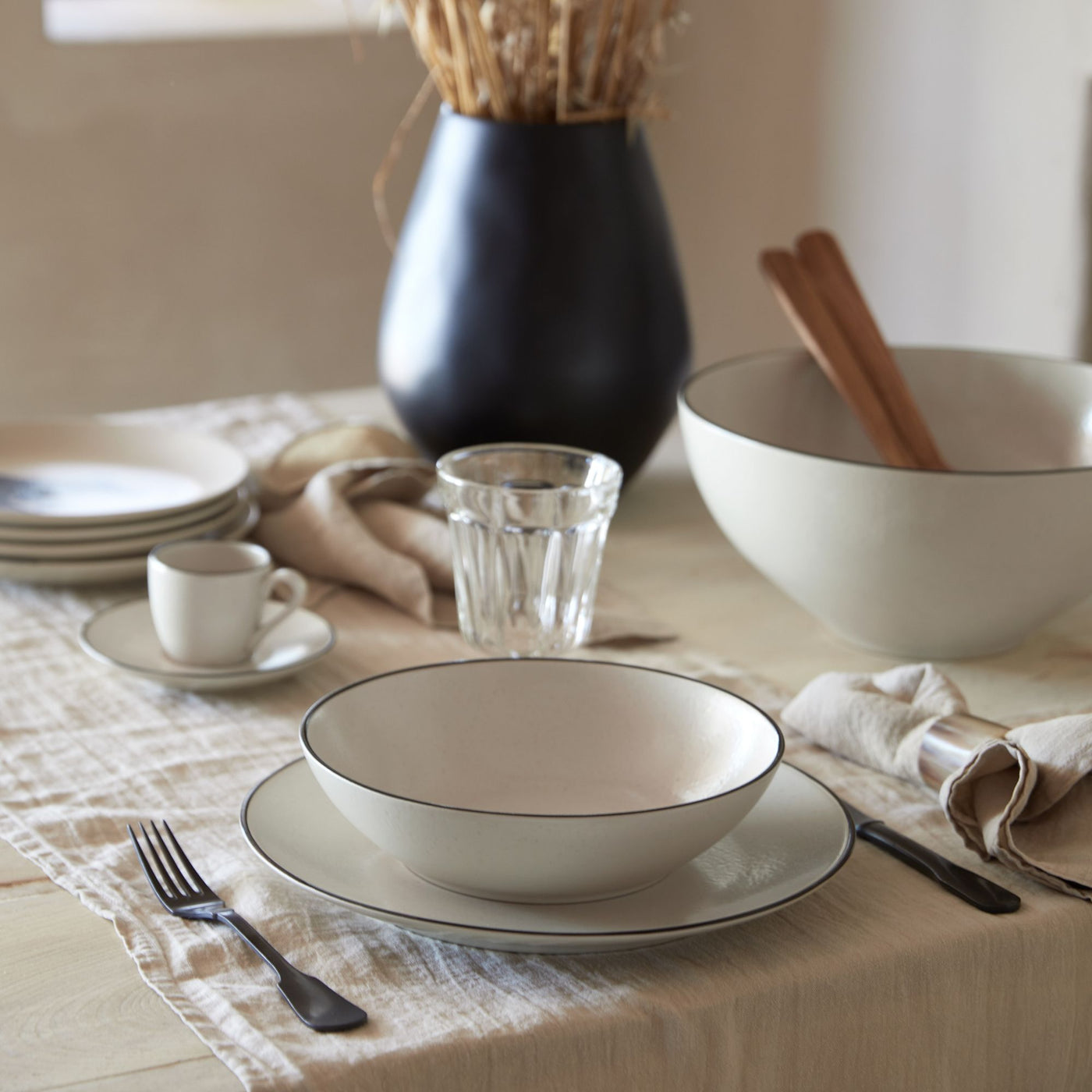 Set 12 Peças de Mesa com Taça Sopa/Pasta Augusta