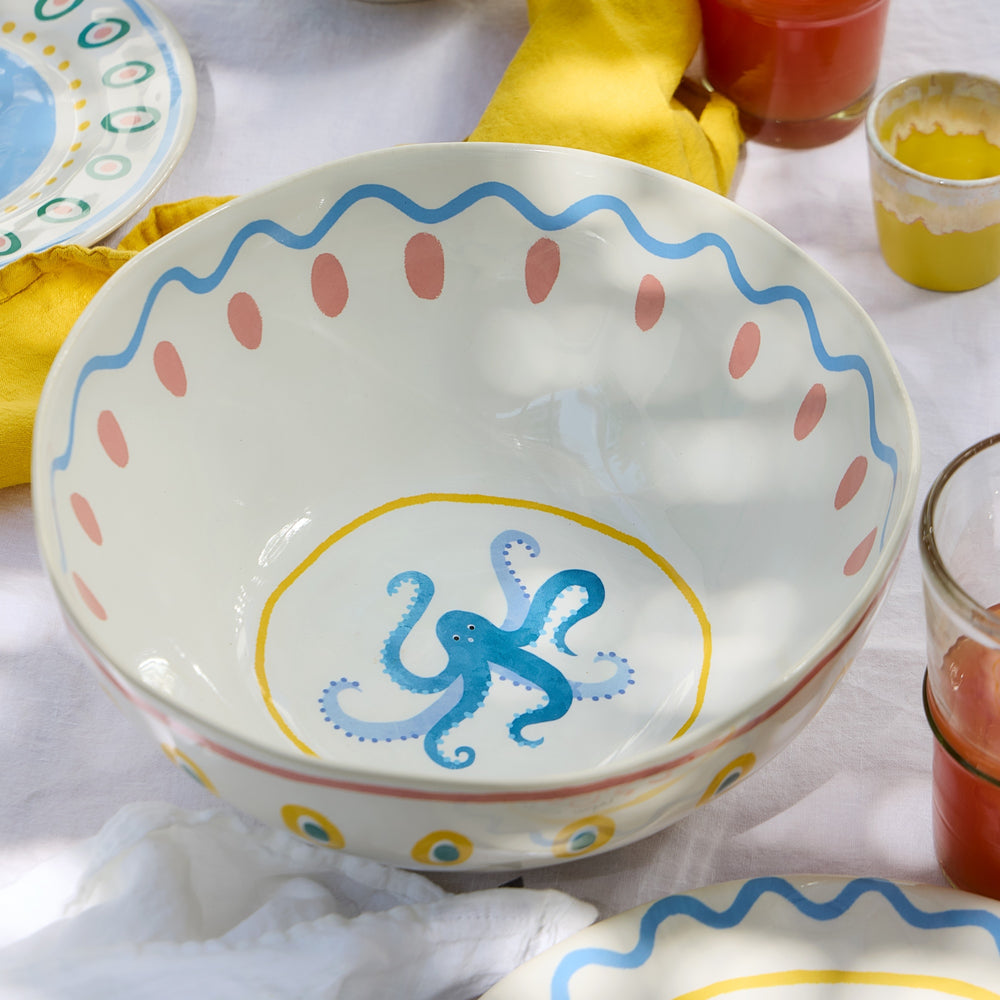 Saladier Octopus Summer Bliss